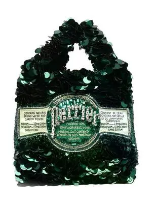 ANYA HINDMARCH Perrier Tote Recycled Satin Tote - Green