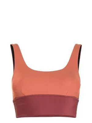 The Upside Murti Daisy Two-tone Sports Bra - Orange