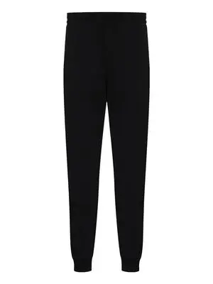 Alexander McQueen Logo-tape Straight-leg Track Pants - Black