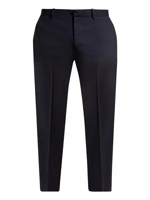 Theory Mayer Stretch Wool Pants - Navy