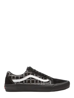 VANS X Supreme Old Skool Pro Grid Sneakers - Black