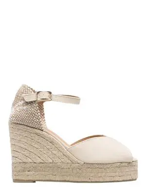 CastaÑer 105mm Carol Wedge Espadrilles - Neutrals
