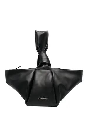 AMBUSH Twist Knot Detail Tote - Black