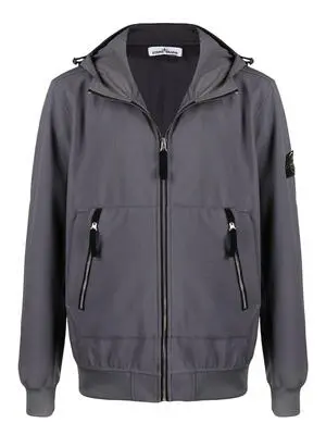 Stone Island Lightweight Hooded Jacket - Grey