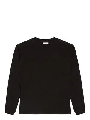John Elliott Long Sleeve University Tee - Black