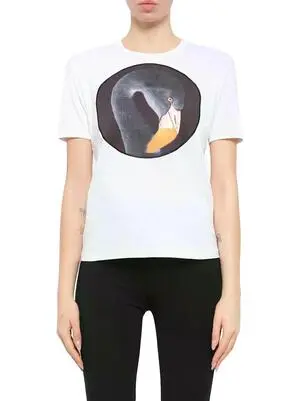 Givenchy Podium Flamingo Print T-shirt - White