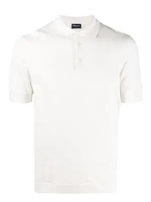 DRUMOHR Short-sleeve Polo Shirt - Neutrals