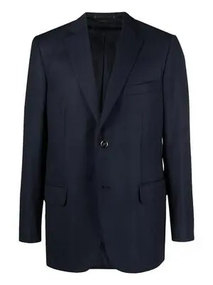 Brioni Fitted Single-breasted Blazer - Blue