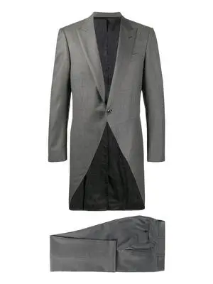 Canali Two-piece Fishtail Suit - Grey