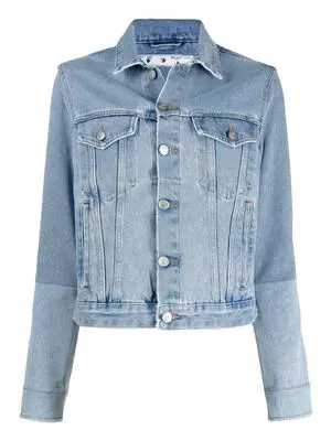 OFF-WHITE Off-White Button-Up Denim Jacket