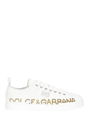 Dolce & Gabbana Logo-print Low-top Sneakers - White