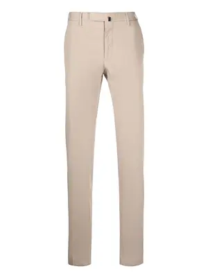 Incotex Slim-cut Cotton Chinos - Neutrals