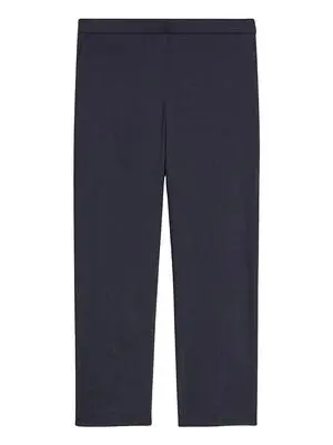 Theory Theory Treeca Good Linen Ankle Pants Blue
