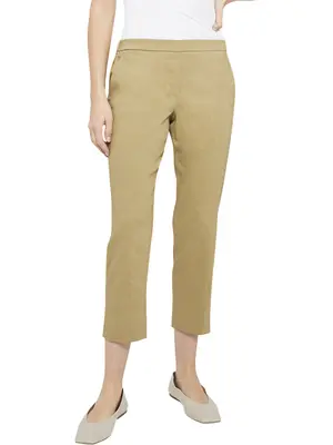 Theory Theory Treeca Good Linen Ankle Pants Sprig