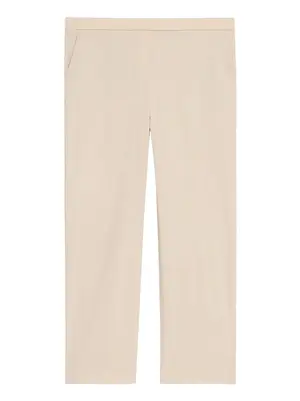 Theory Theory Treeca Good Linen Ankle Pants Straw