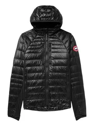 Canada Goose Hybridge Lite Slim-fit Quilted Hooded Down Jacket - Black