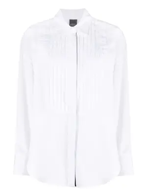 Lorena Antoniazzi Ribbed Shirt - White