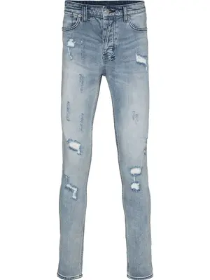 Ksubi Van Winkle Trashed Dreams Skinny Jeans - Blue