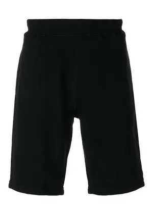 Sunspel Straight Leg Track Shorts - Black
