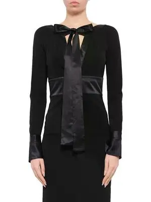 Givenchy Crepe Halterneck Gown - Black