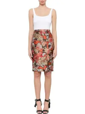GIVENCHY Givenchy Floral Jacquard Skirt