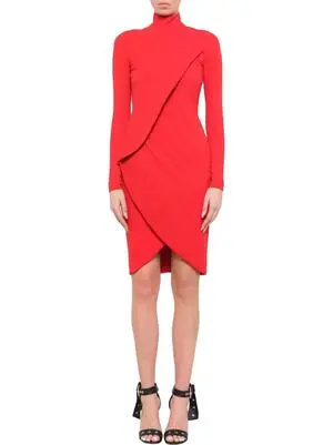Givenchy Layered Fitted Dress - Red