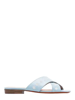 Santoni Crossover Straps Sandals - Blue