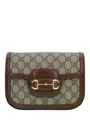 Gucci Mini Horsebit 1955 Shoulder Bag - Neutrals