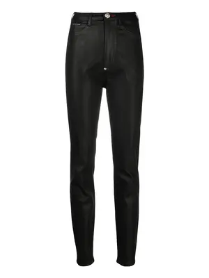 Philipp Plein High-waist Jeggings - Black