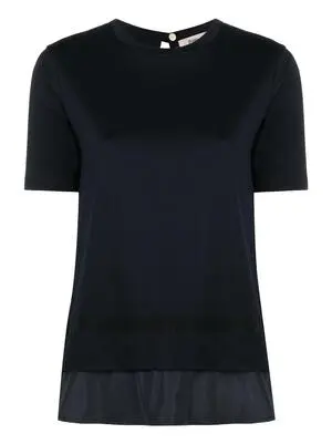 Herno Layered Short-sleeve Top - Black