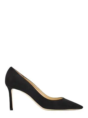 JIMMY CHOO Romy 85mm Suede Pumps - Black