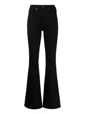 Veronica Beard Beverly Flared Trousers - Black