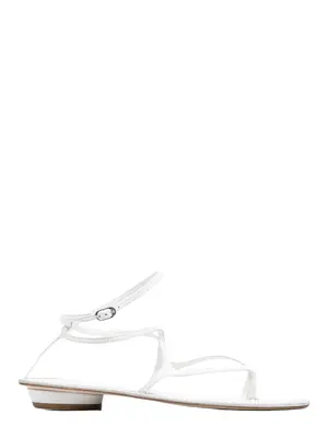 LE SILLA Strappy Leather Sandals - White