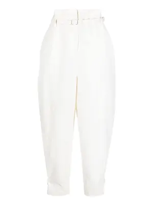 Stella McCartney High-waist Tapered Trousers - White