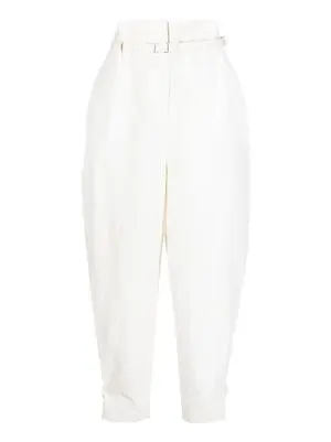 Stella McCartney High-waist Tapered Trousers - White