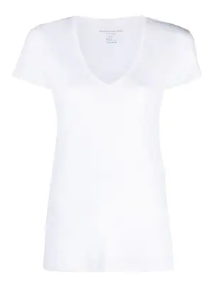 MAJESTIC FILATURES Majestic Filatures Scoop Neck Linen-Blend T-Shirt