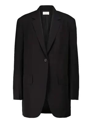 THE ROW Obine Oversized Blazer - Black