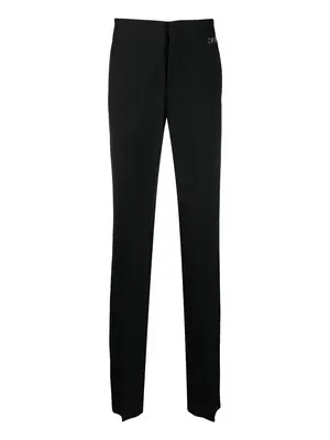 Off-White Straight-leg Trousers - Black