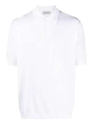 John Smedley Short-sleeve Polo Shirt - White
