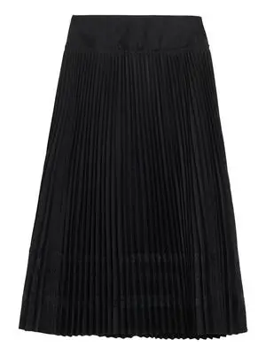 3.1 Phillip Lim Pleated A-line Midi Skirt - Black