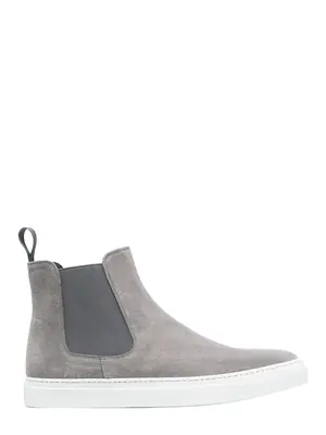 SCAROSSO Elasticated Side-panel Sneakers - Grey