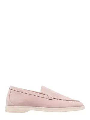 SCAROSSO Ludovica Round-toe Loafers - Pink