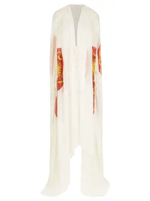 AMIR SLAMA Silk Shirt Dress - White