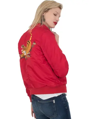 SIWY Turner Bomber Jacket - Red