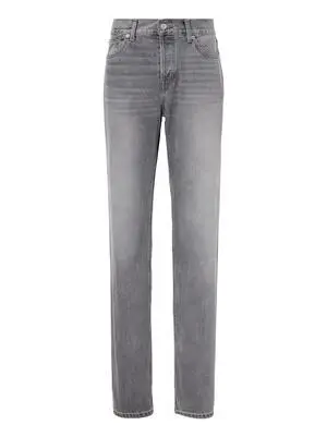 RE/DONE 90s High-rise Slim Jeans In Perfect Indigo - Grey