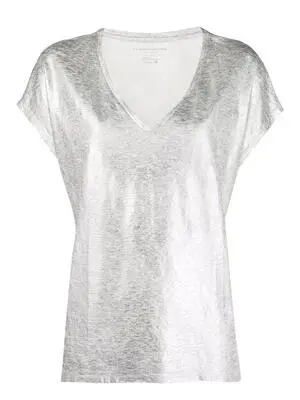 MAJESTIC FILATURES Majestic Filatures Metallic Coated T-Shirt
