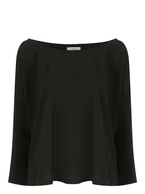 AMIR SLAMA Long Sleeve Blouse - Black