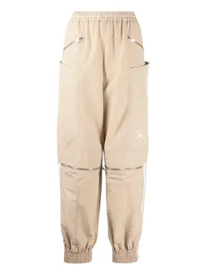 STELLA MCCARTNEY Stella McCartney Logo Stripe Zip Front Track Pants