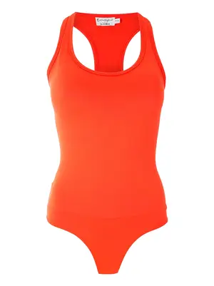AMIR SLAMA Racer Back Bodysuit - Orange