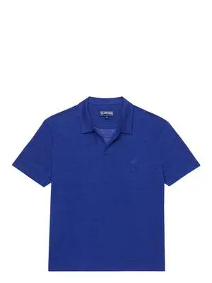 Vilebrequin Pyramid Linen Polo Shirt - Marrakech